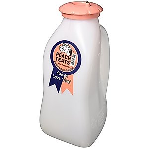 Peach Teats PT Nurser 82033 Hand Held Bottle, White