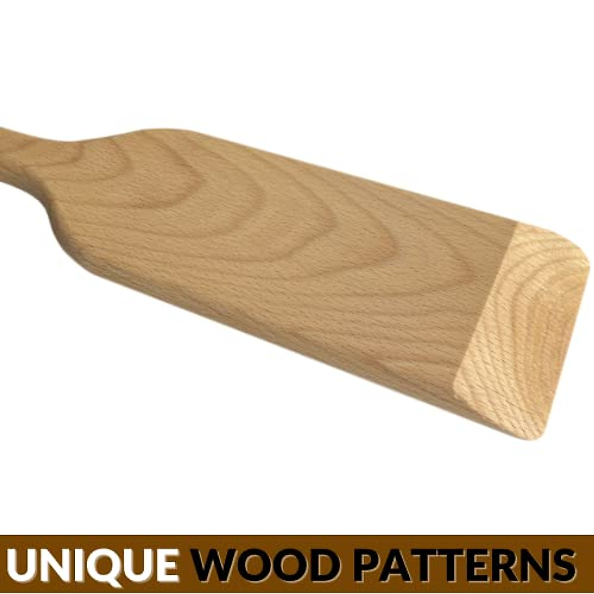 Giant Wooden Mixing Paddle 36-in Beech Heavy Duty - Made in Ukraine - Stirring Spatula for Brewing Handle Long Stir for Cooking Cajun Crawfish Boil Grill Mixing Camping in Big Stock Pots Brewing Beer
