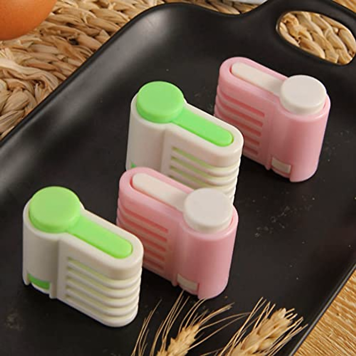 Hand Tools Hand Tools Cake Bread Slicing Cutter Tools: 6pcs DIY Dessert 5 Layers Auxiliary Toast Slice Fixator Tool for Kitchen Gadgets Random Color Adjustable Dividers Bread Slicer Guide
