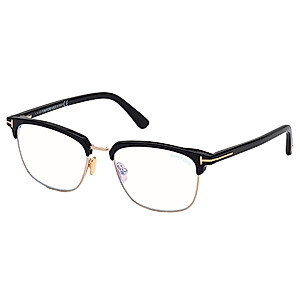 Tom Ford FT 5683-B BLUE BLOCK Shiny Black 54/18/145 men Eyewear Frame