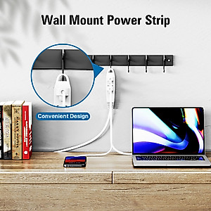 50-Feet 3 Outlet Extension Cord, Kasonic UL Listed, 16/3 SJTW 3-Wire Grounded, 13 Amp 125 V 1625 Watts, Multi-Outlet Indoor/Outdoor Use, White