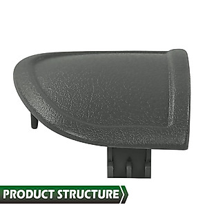 GRAND ORANGE Switch Cover Cluster Bezel Dash Trim Compatible with 1998-2004 Chevy S10 Blazer 4x4 4wd Gray