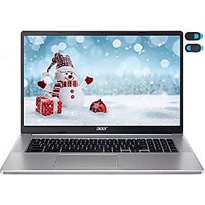 Acer 2022 Chromebook 317, 17.3 Full HD Laptops, Intel Celeron N4500, 4GB RAM, 64GB eMMC, Gigabit WiFi 6, Bluetooth 5.0, Google Chrome OS,chromebook YSC Accessory