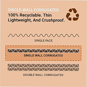 AVIDITI Cardboard Trash Cans and Recycling Bins, 50 Gallon 18"L x 18"W x 36"H, 10-Pack | Reuseable and Disposeable Pop Up Garbage Boxes Container for Party, Parties, Recycle, Outdoor Events, White Box 18x18x36