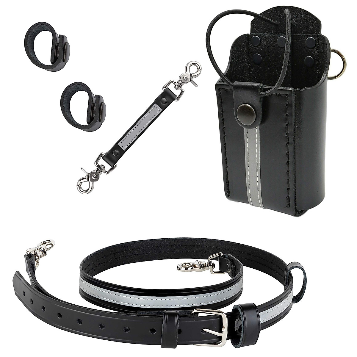 Reflective Firefighter Bundle Anti-Sway Strap for Radio Strap, Radio Strap/Belt, Firefighter's Radio Holder