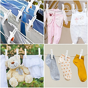 Lallisa 12 Pcs Beach Towel Clips for Beach Chairs Silicone Plastic Strong Clip Strong Beach Chair Clips Hanging Plastic Clothespins Clothes Pins Quilt Drying Clip for Lounge Chairs Beach Accessories