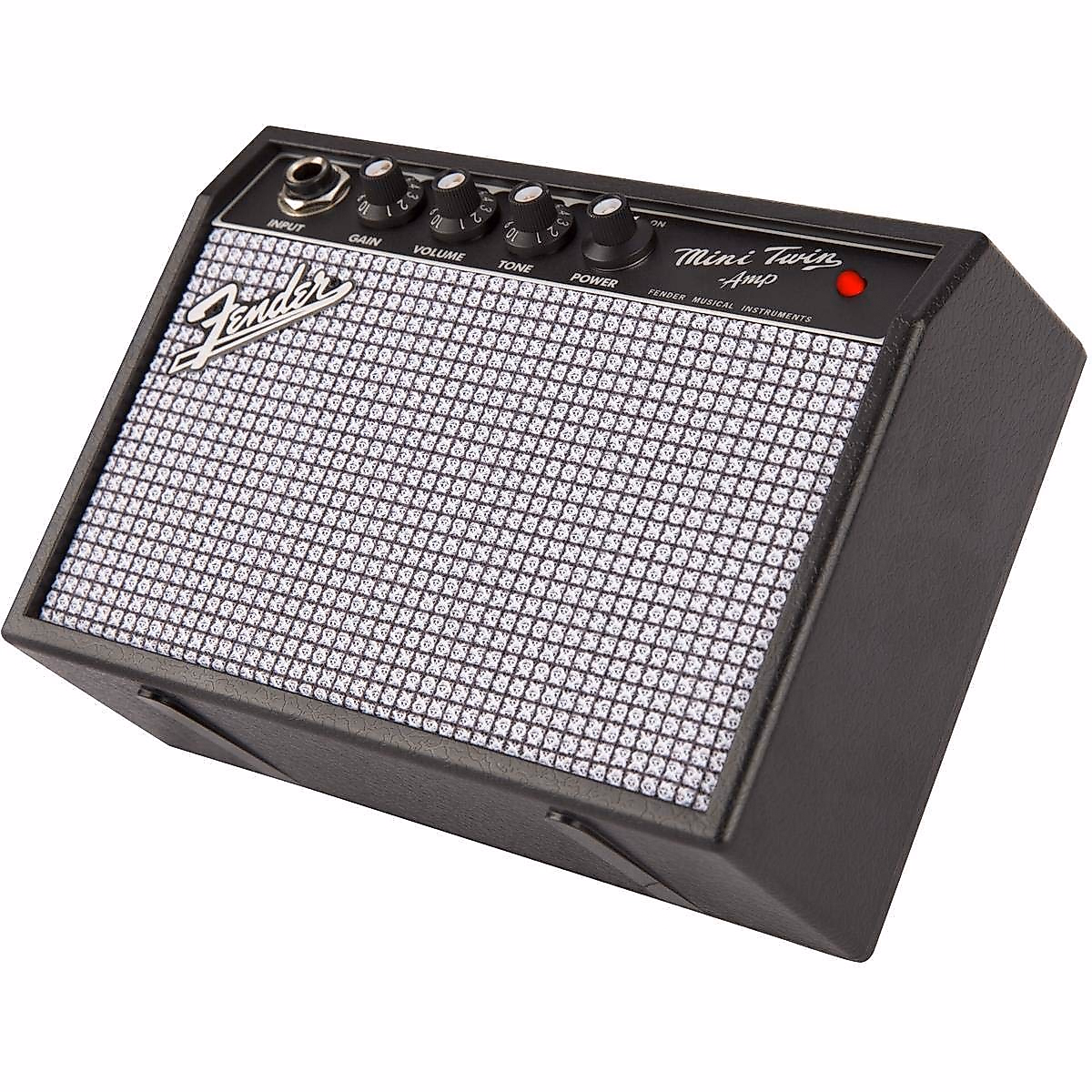 Fender Mini 65 Twin-Amp Electric Guitar Amplifier, Black, with 2-Year Warranty