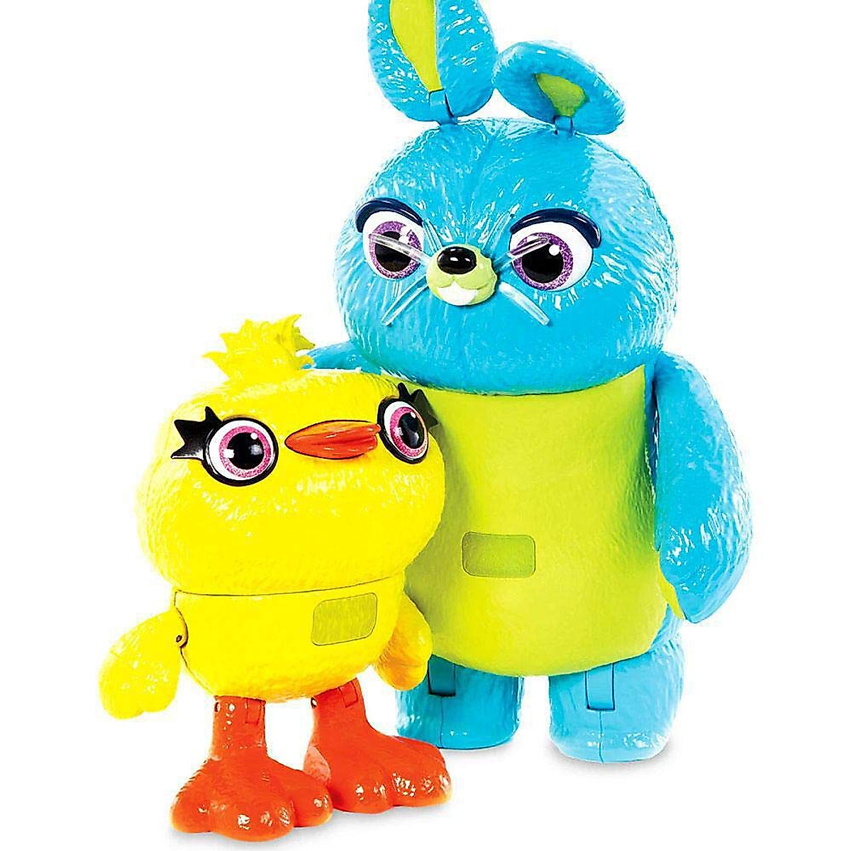 Mattel Disney Pixar's Toy Story Ducky and Bunny 2-Pack in Movie-inspired Relative Scale Interactive, Talking, for Ages 4 Years Old and Up