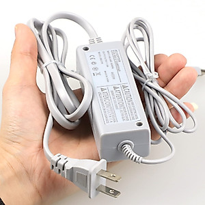 Wii U Gamepad Charger, WII-U Gamepad AC Adapter Charging Cable Cord for Nintendo Wii U Gamepad Controller