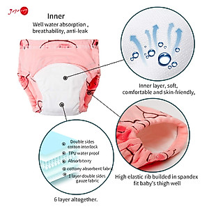 Joyo roy Little Girls Underwear Toddler Girls Underwear Girls Training Underwear Training Pants 3t-4t Toddler Girl Underwear 4t Toddler Panties 4t Training Pants 4t-5t Toddler Training Underwear 4t