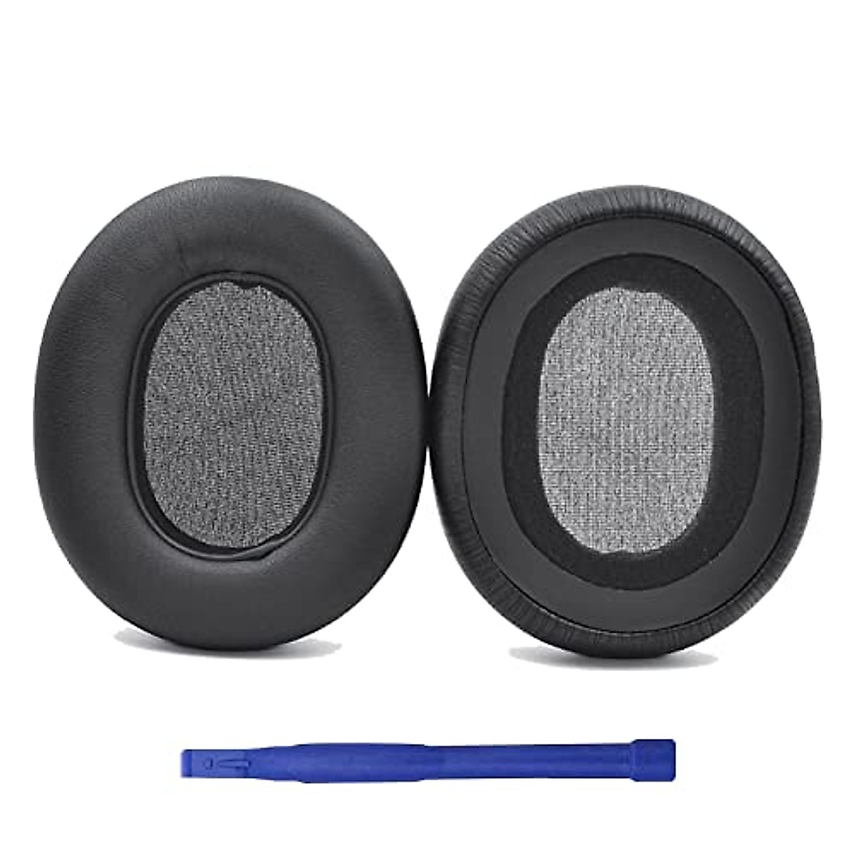 Aiivioll Soft Protein Leather Ear Pads for Everest 710 Headphone Replacement Earpad Memory Foam Sponge Earphone Sleeve Without Buckle（Black）