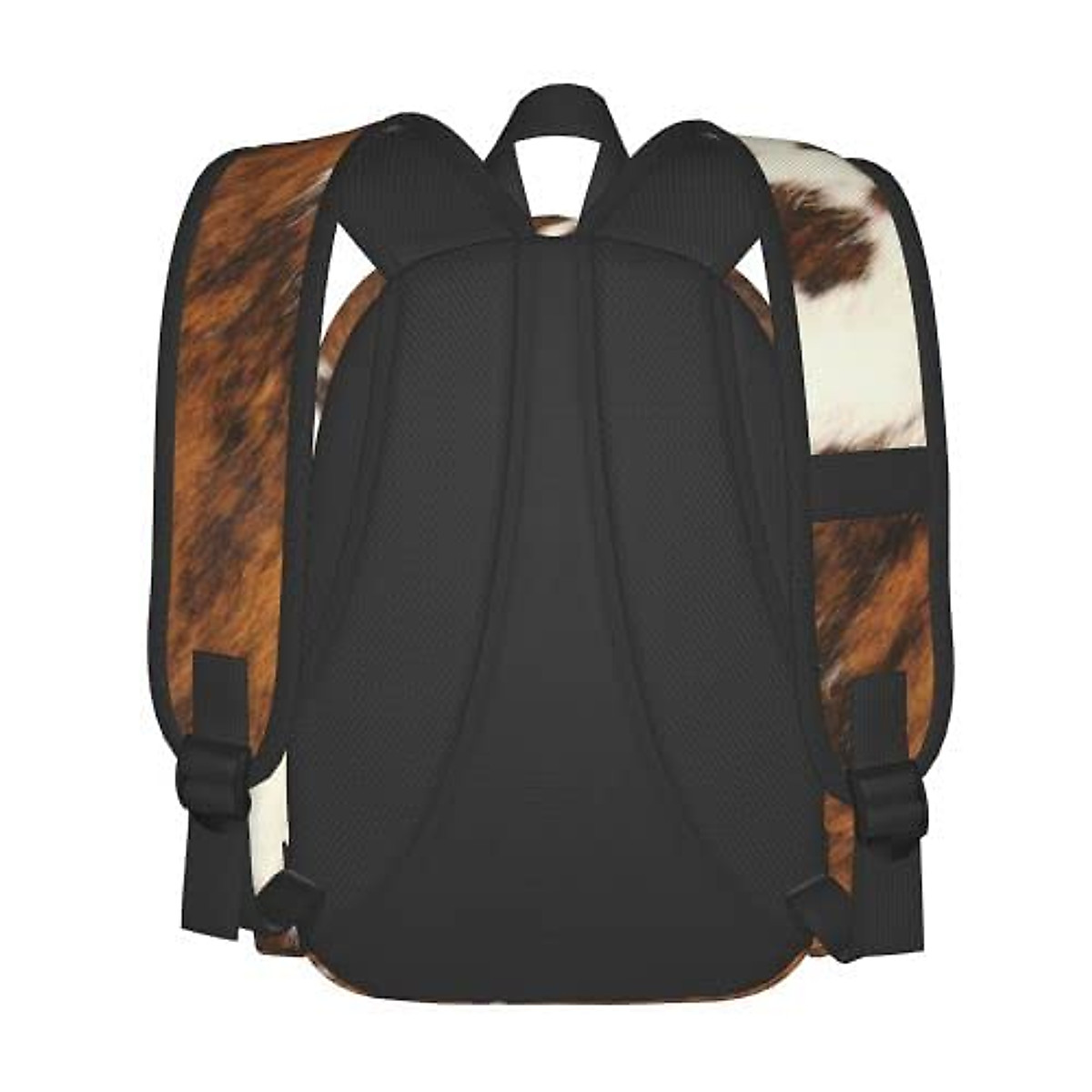 Red and white cowhide Print Bookbag, Backpacks For Women Men Laptop Backpack, Bookbags For Teen Girls Boys