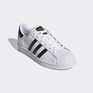 adidas Originals Women's Superstar Sneaker, White/Black/White, Size 9