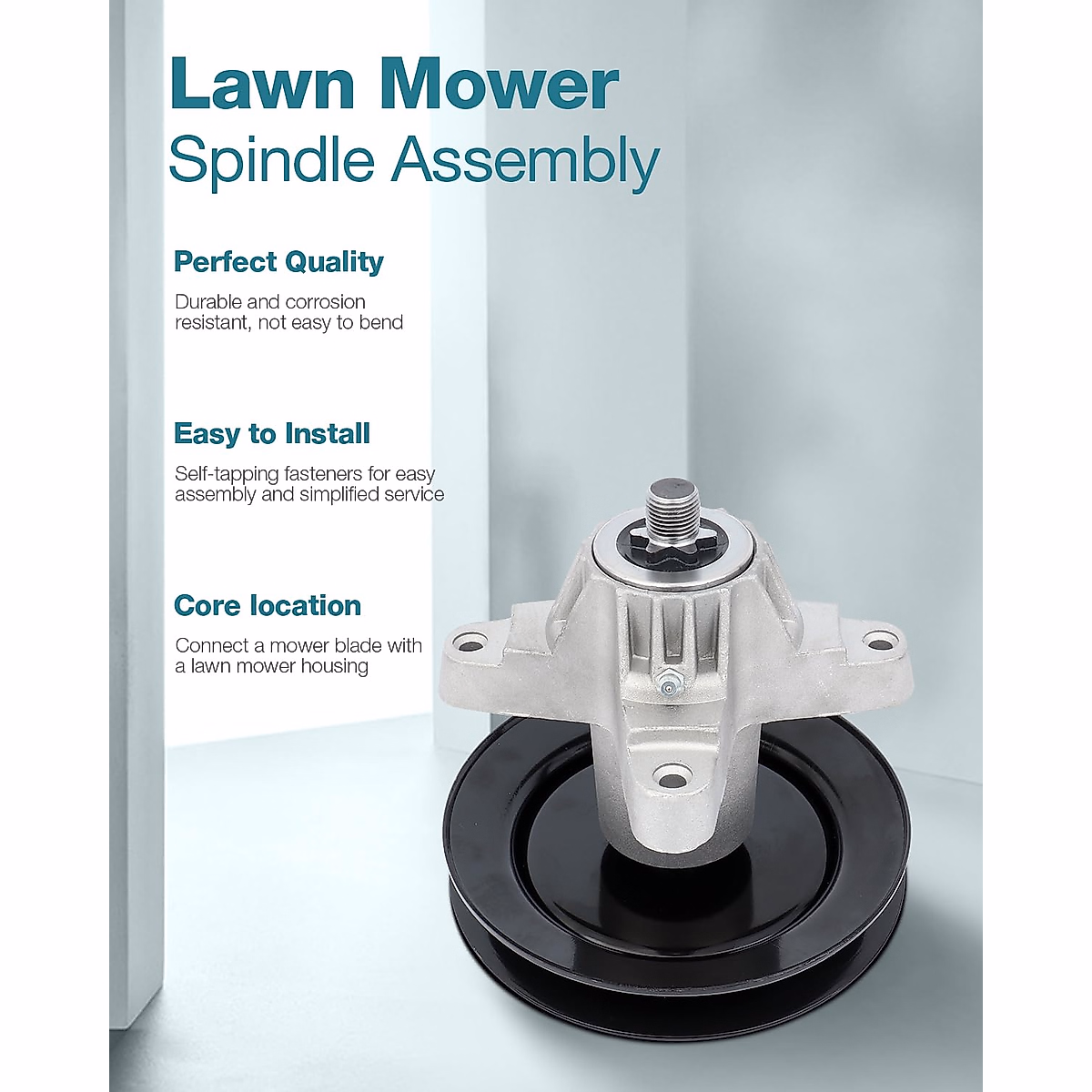 SCITOO NEW Mower Spindle Spindle Assembly Replacement for MTD/for Cub Cadet 918-04461,618-04461,618-04456, 918-04456 of 2 pcs