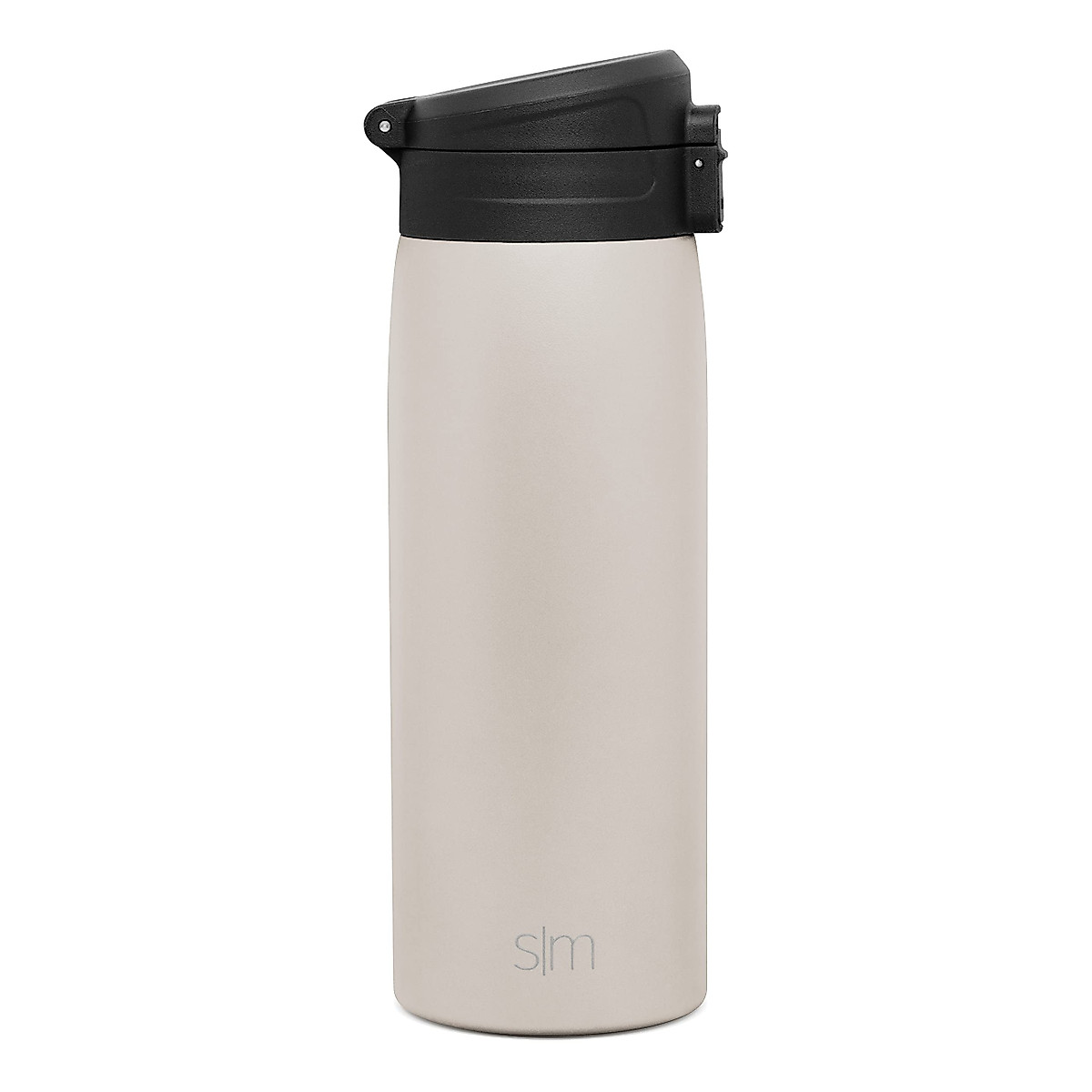 Simple Modern Insulated Thermos Travel Coffee Mug with Snap Flip Lid | Leakproof Reusable Stainless Steel Tumbler Cup | Gifts for Women Men Him Her | Kona Collection | 16oz | Almond Birch