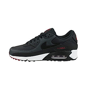 Nike mens Air Max 90, Anthracite/Black-team Red, 12 Women/10.5 Men