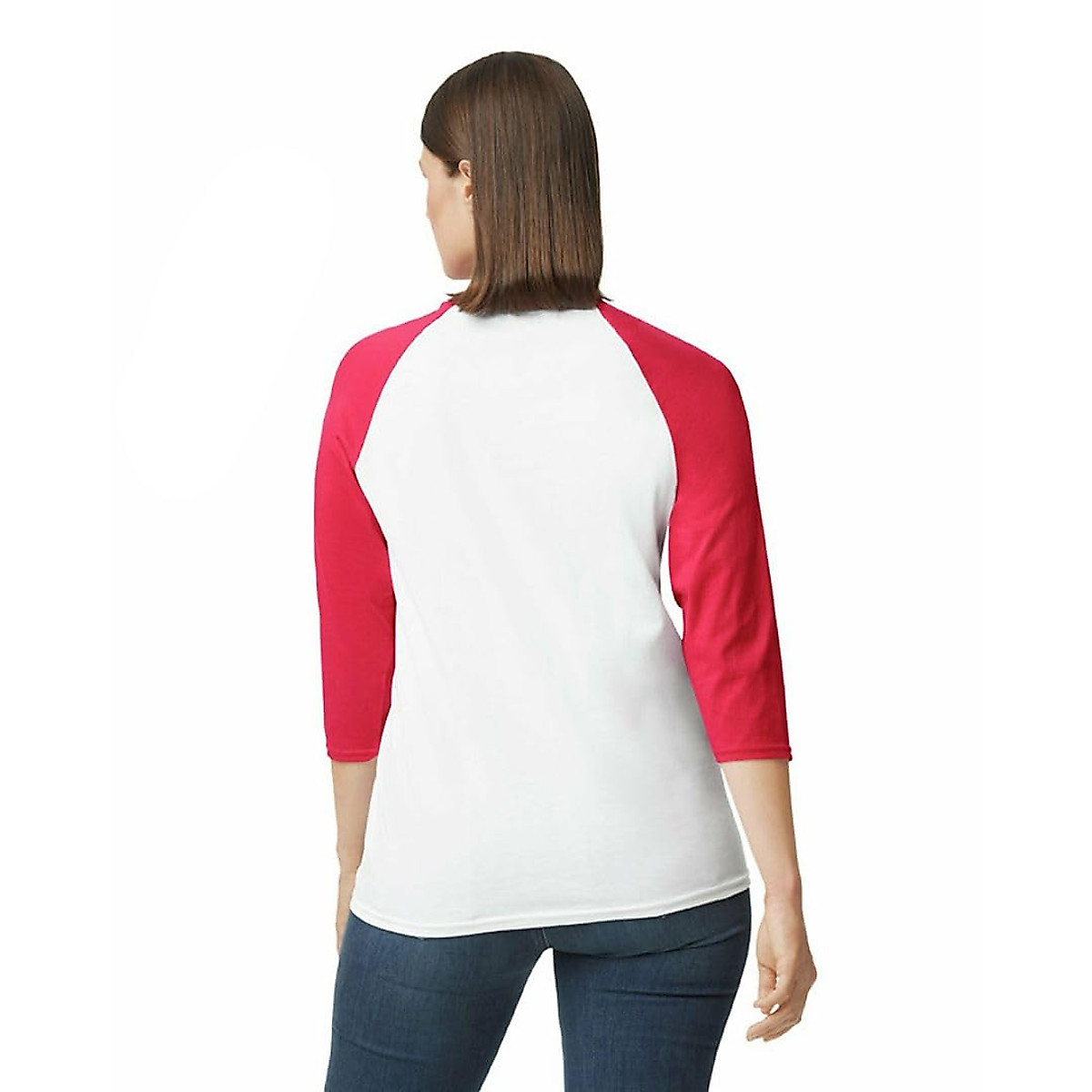 Gildan Adult Heavy Cotton 3/4 Raglan T-Shirt, Style G5700, 2 Cout (Pack of 1)