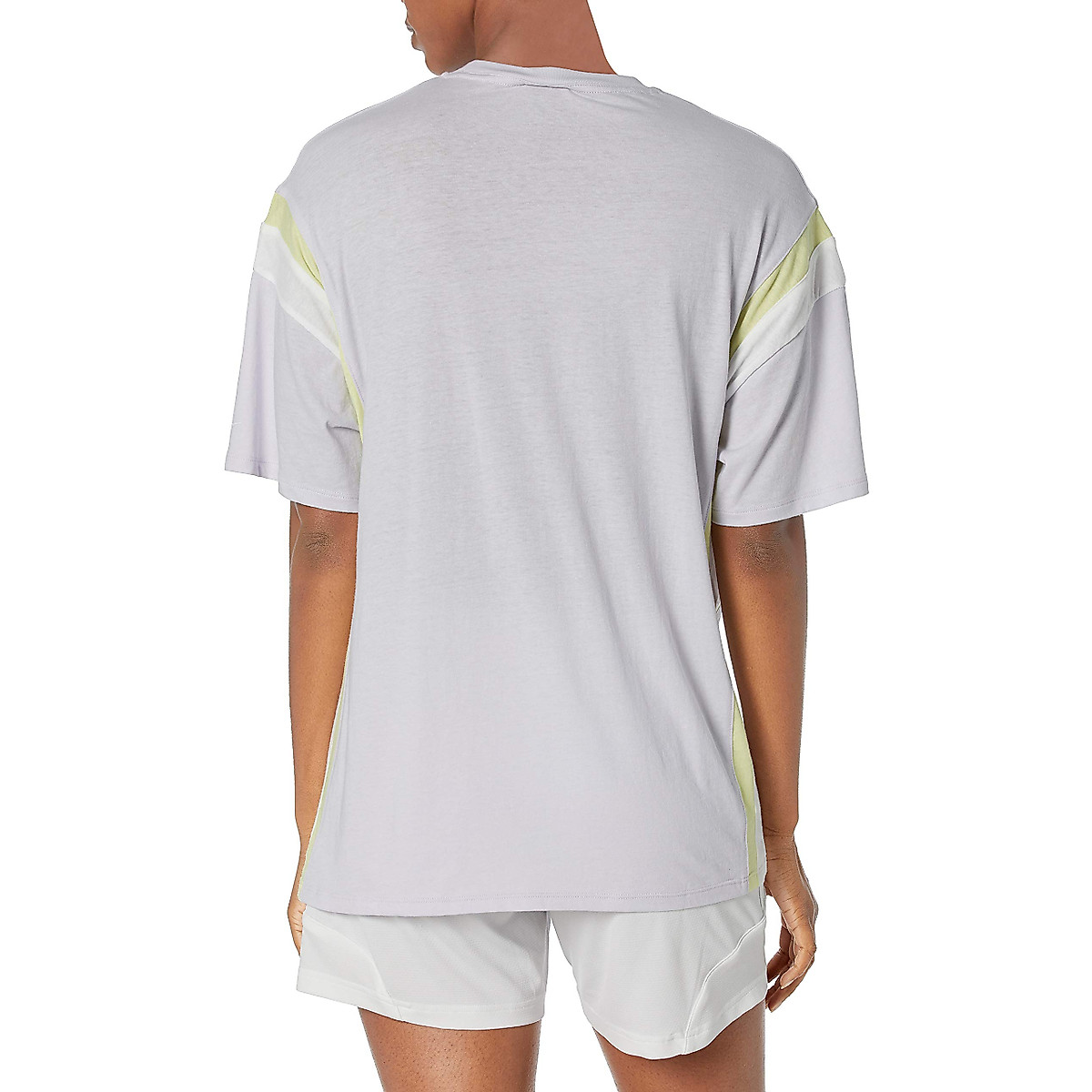 Reebok Workout Ready Meet You There Oversized Tee, Lilac Frost, 2XS