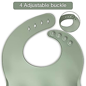 mutualproducts - Baby Feeding Set 8-Piece | Baby Led Weaning Utensils Set Includes Suction Bowl and Plate, Baby Spoon and Fork, Sippy Cup with Straw and Lid | Baby Feeding Supplies (Army Green)