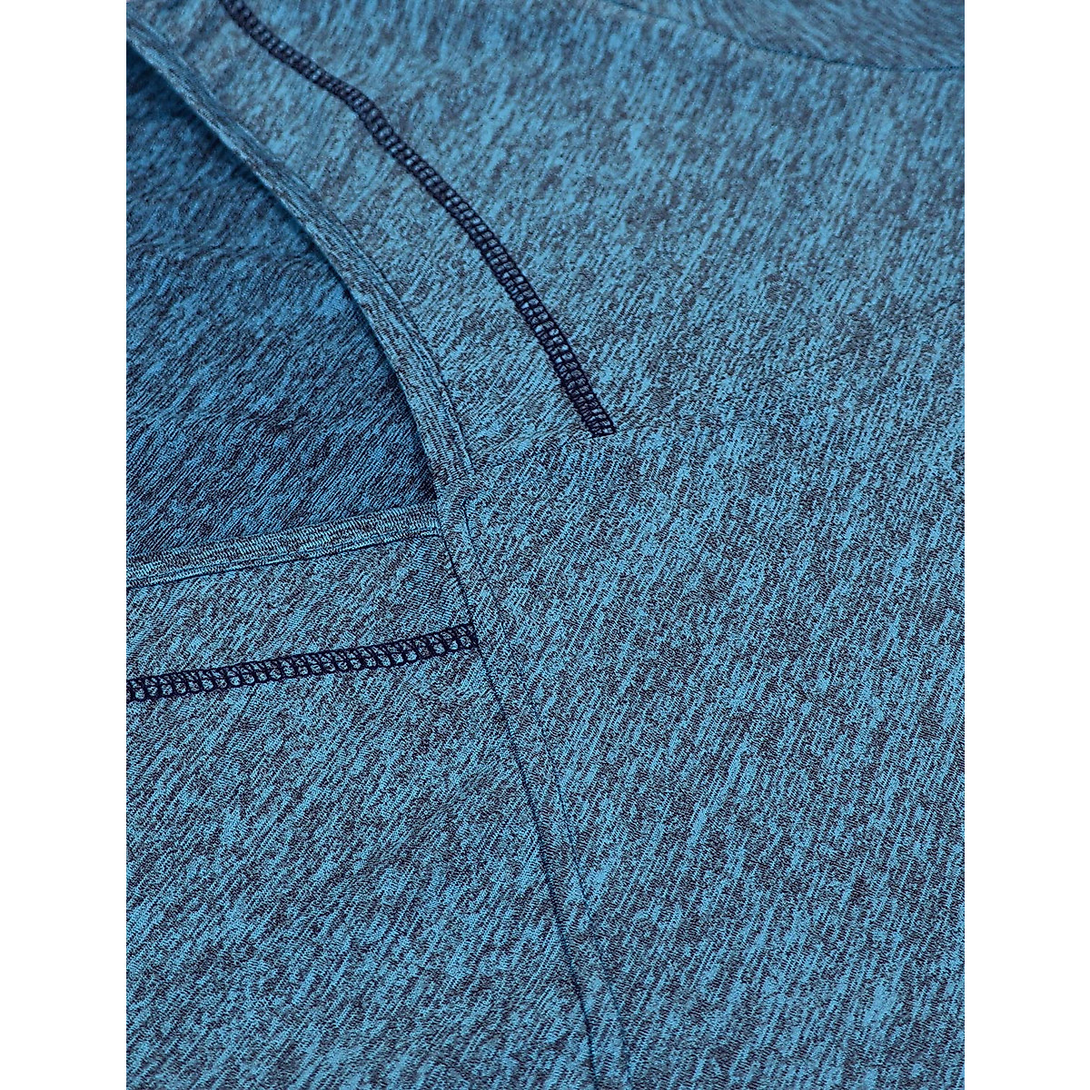 MISS FORTUNE Womens Running Shirts Long Sleeve V Neck Yoga Tops Workout Clothes Quick Dry Workout Hiking Athletic Blue XXL