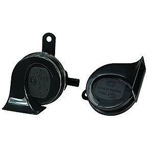 HELLA 012010881 Black 12V BX Trumpet Horn Kit (Bmw)