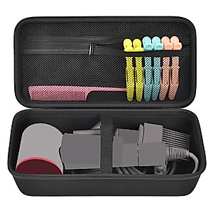 casmilee Case Compatible with Dyson/for Shark/for REVLON/for Airwrap Hair Dryer, Also for Laifen Negative Ionic Blow Dryer, Storage Bag for Smooth Nozzle, Hairpins, Hair Care Essentials (Box Only)