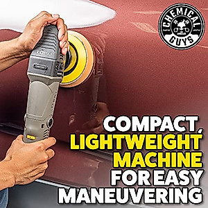 Chemical Guys BUF503 TORQX Random Orbital Polisher (Safe for Cars, Trucks, SUVs, & More) 700W, Orbit 8mm, 4.7 lb
