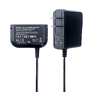Biswaye 9.6V-18V Multi Volt Battery Charger Compatible with Black & Decker 18V 14.4V 12V 9.6V NiCD NiMH Battery HPB18-OPE HPB18 HPB14 HPB12 HPB96 244760-00 A1718 FS18FL FSB18