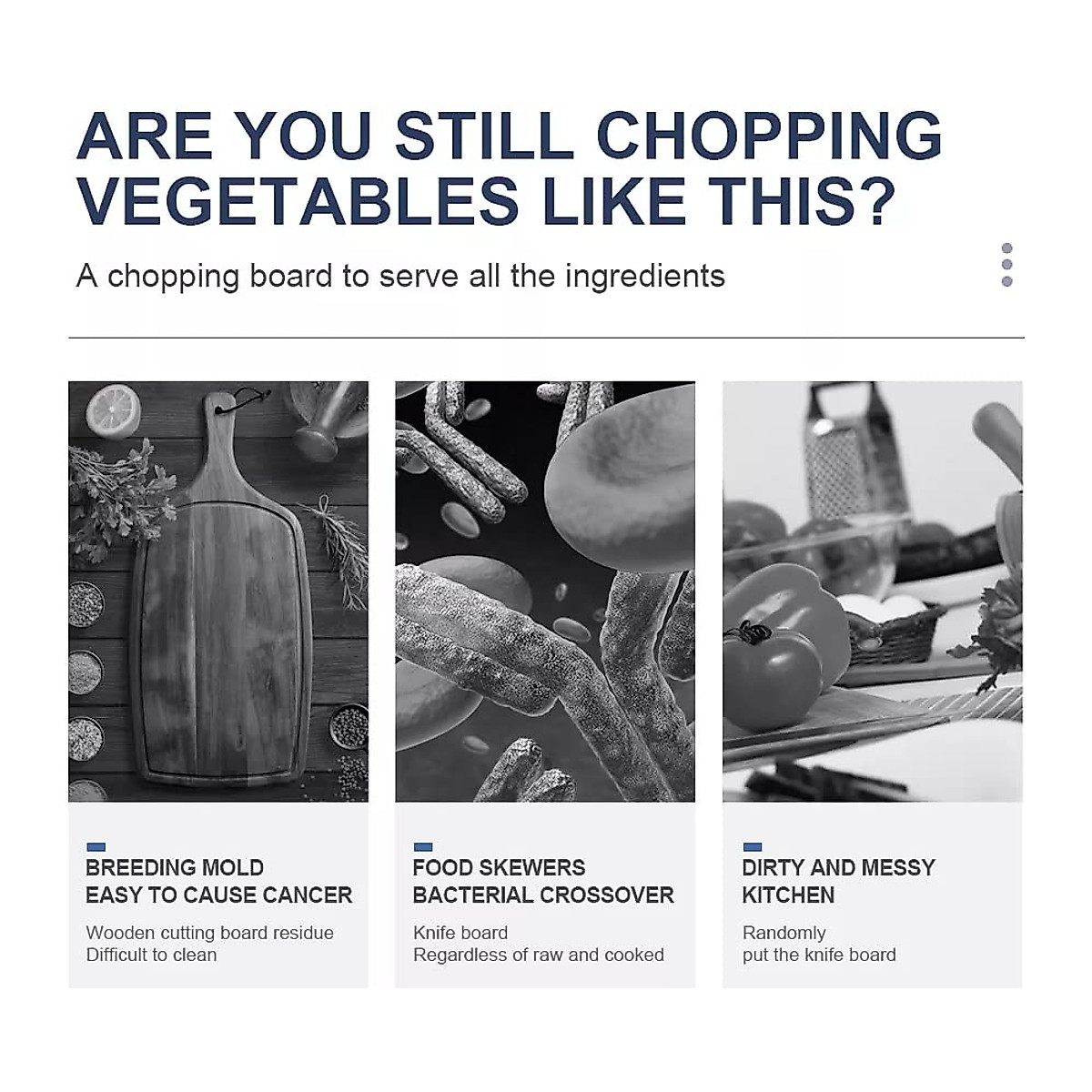 Charmline Smart Cutting Board And Knife Set With Holder, 4 Color Coded Chopping Boards, 4 Knives, Drying Holder Organizer For Kitchen, Smart Home Gadgets