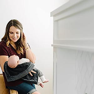 SARANONI Security Blankets for Babies Super Soft Boutique Quality Lush Luxury Baby Blanket (Small, Charcoal)