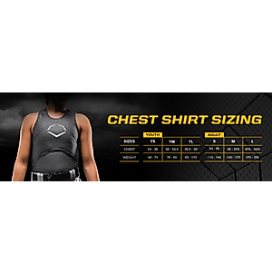 EvoShield Women's Racerback Chest Guard, Youth - Small