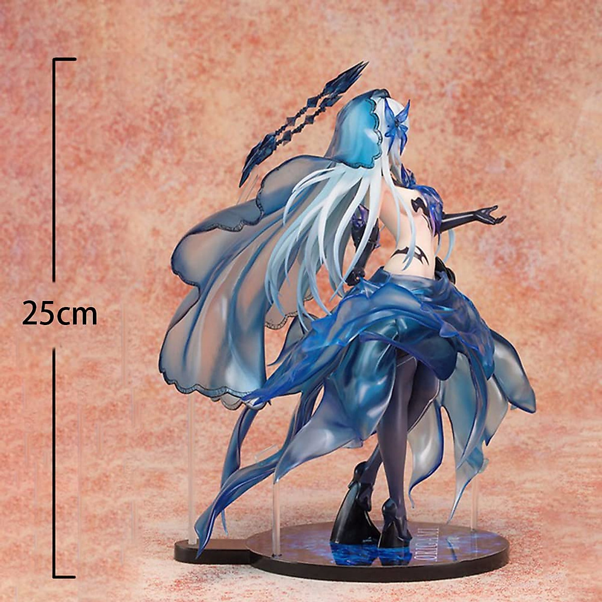 LUNK Tobiichi Origami Figure Blue Dress Anime Action Figure PVC Collectible Anime Statue Model Desktop Ornaments Gift for Fans