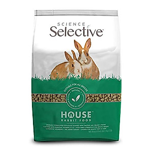 Supreme Petfoods Science Selective House Rabbit Food, Brown,Natural,52.8 ounces