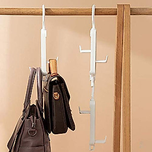 360 Degree Rotation Plastic Clothes Hanger Organizer Double-sided BedRoom Scarf Hook