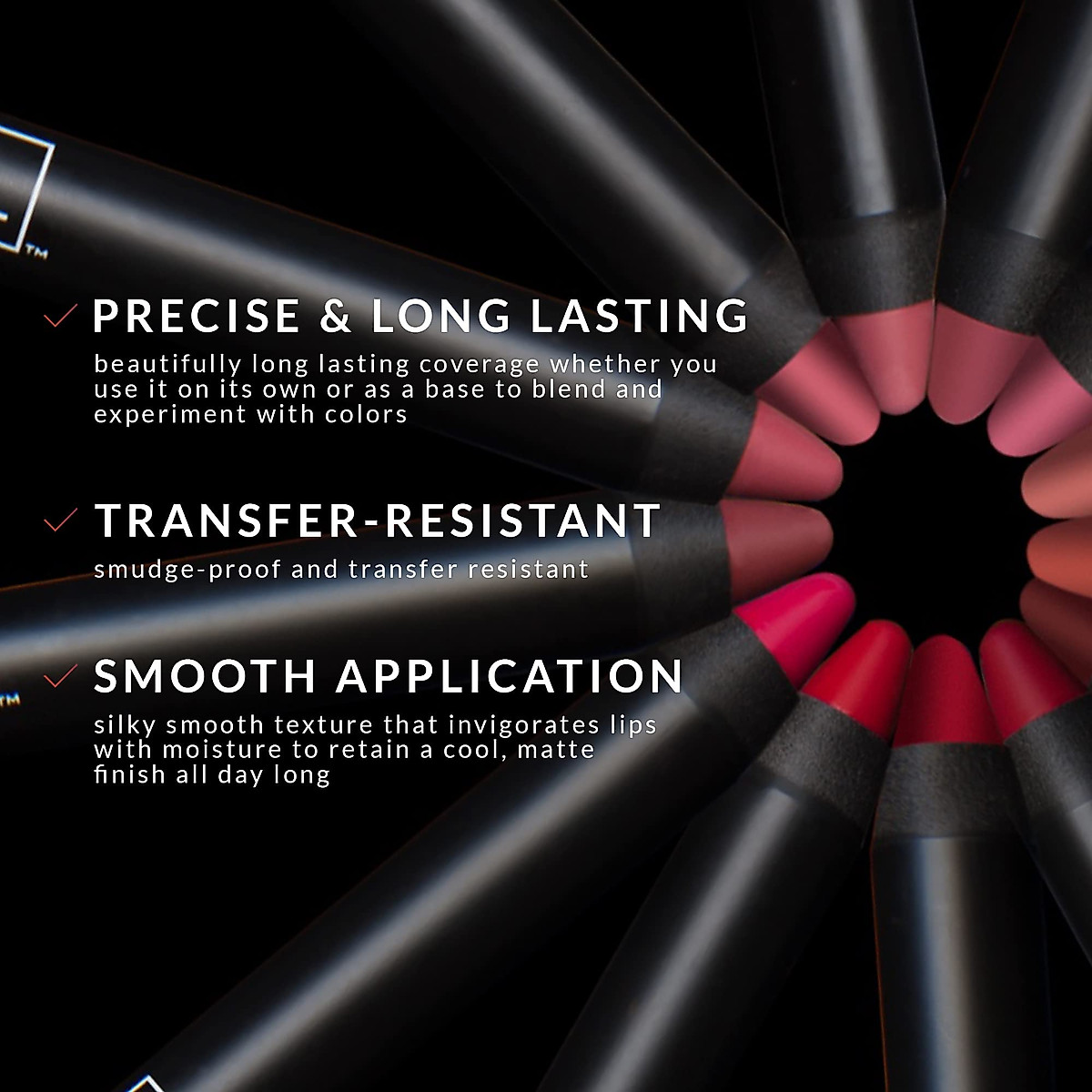 K7L Matte Pink Lipstick Crayon - Rose Quartz