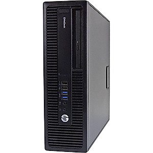 HP EliteDesk 800 G2 SFF Desktop PC Intel i7-6700 up to 4.00GHz 32GB New 1TB NVMe SSD + 2TB HDD Built-in WiFi AC1200 HDMI BT Dual Monitor Support Wireless Keyboard and Mouse Win10 Pro (Renewed)