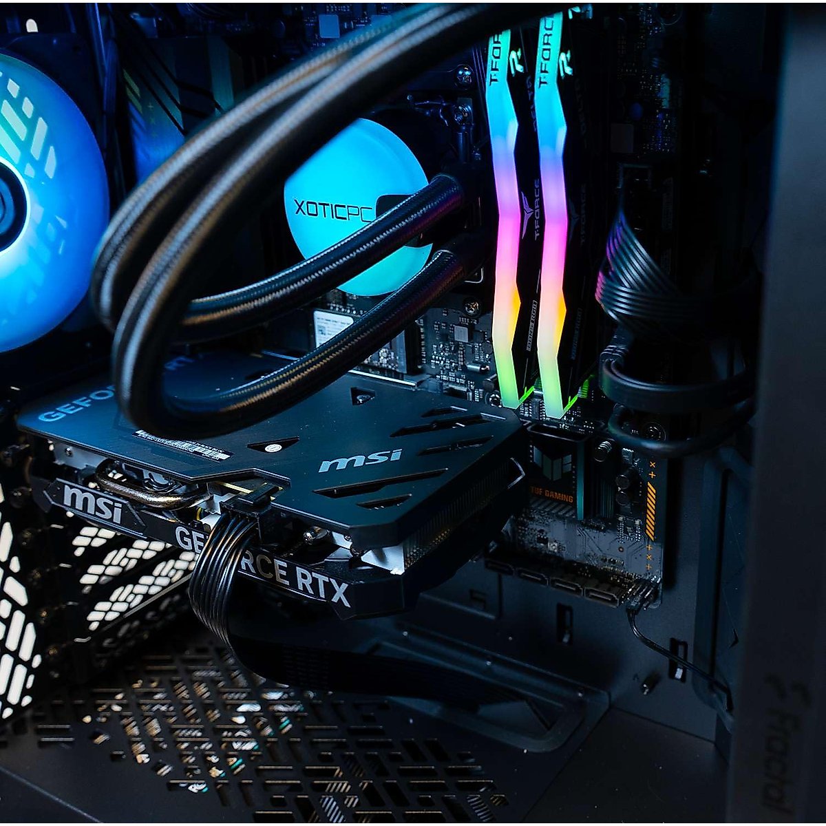 Meshify C Gaming Desktop (Intel i7 14700KF 20-Core 5.4GHz Turbo, RTX 4070 12GB, 2TB NVMe SSD, 16GB DDR4, Win 11H) Gamer Computer PC