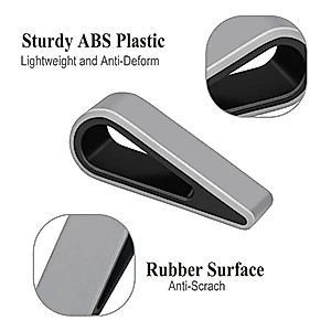 SUPBEE Universal Laptop/Computer Keyboard Stands, [4 Pack] Rubber Tilting Wedge Riser Holder for Desk, Ultra Compact Portable Ventilated Stand & Elevated Feet for Notebook Keyboard - Black