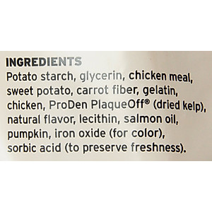 Indigenous Dental Health Bones Carrot Pumpkin Flavor