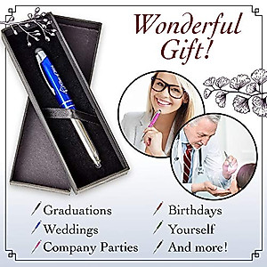 Personalized Pen, 3-in-1 Ballpoint Pen, Touch Screen Pen Stylus, & Flashlight- Customized for Men, Women, Adult Party Favors - Customizable with Personalized Text, Names, or Logo, Pink