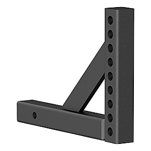 CURT 17121 Replacement Weight Distribution Hitch Shank, 2-Inch Receiver, 6-Inch Drop, 10-1/4-Inch Rise, Black