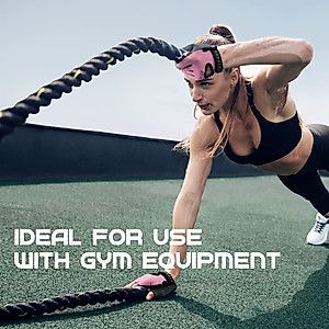 LIFECT Essential Breathable Workout Gloves, Weight Lifting Gloves with Curved Open Back, for Powerlifting, Gym, Crossfit, Women and Men (Pink, Medium)