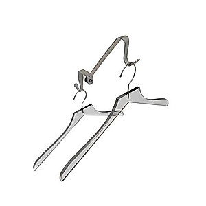 Richards Homewares Elevated Hook for Long Gown and Wedding Dress, Removable and Adjustable Knob for Dual Door Use, Chrome