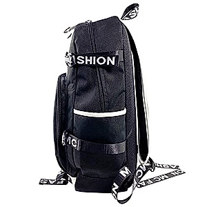 MHA Backpack for School Boys Girls Daypack Bookbag with MHA Gift Stickers Face Mask Keychain Card Holder