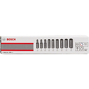 Bosch 2608551099 Nutsetter -Set 3/8'' 9 Pcs