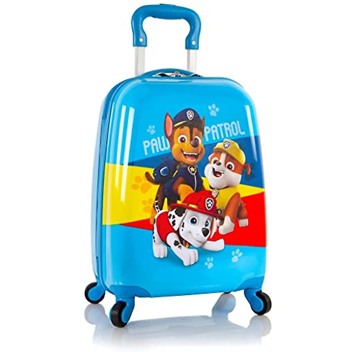 Heys Nickelodeon Paw Patrol 18-Inch Kids-Friendly, Lightweight, Durable Spinner Luggage with 4 Spinner Wheels and Telescopic Handle System