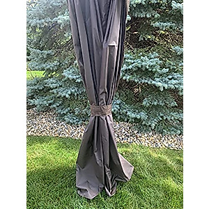 Universal Privacy Curtains for 10'x12' Gazebo by Outdoor Casual - Fits Sambra, Concord, Edison and More