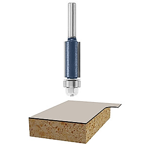BOSCH 85266M 1/2 In. x 1 In. Carbide Tipped 2-Flute Flush Trim Bit