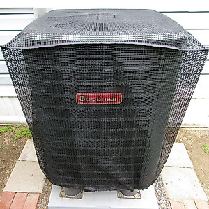 Full Mesh Air Conditioner Cover – AC Cover Designed to Protect Coils from Clogging - Leaves, Grass, dust and Debris - Outdoor Protection