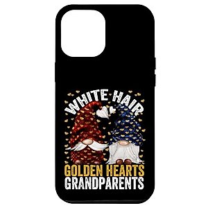 iPhone 13 Pro Max Funny Garden Gnomes Couple For Worlds Best Grandparents Ever Case